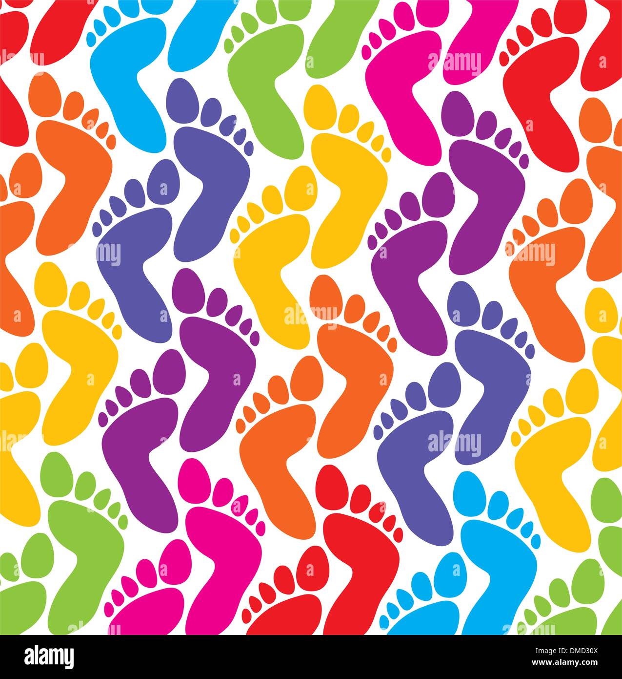vector colorful feet background Stock Vector Image & Art - Alamy