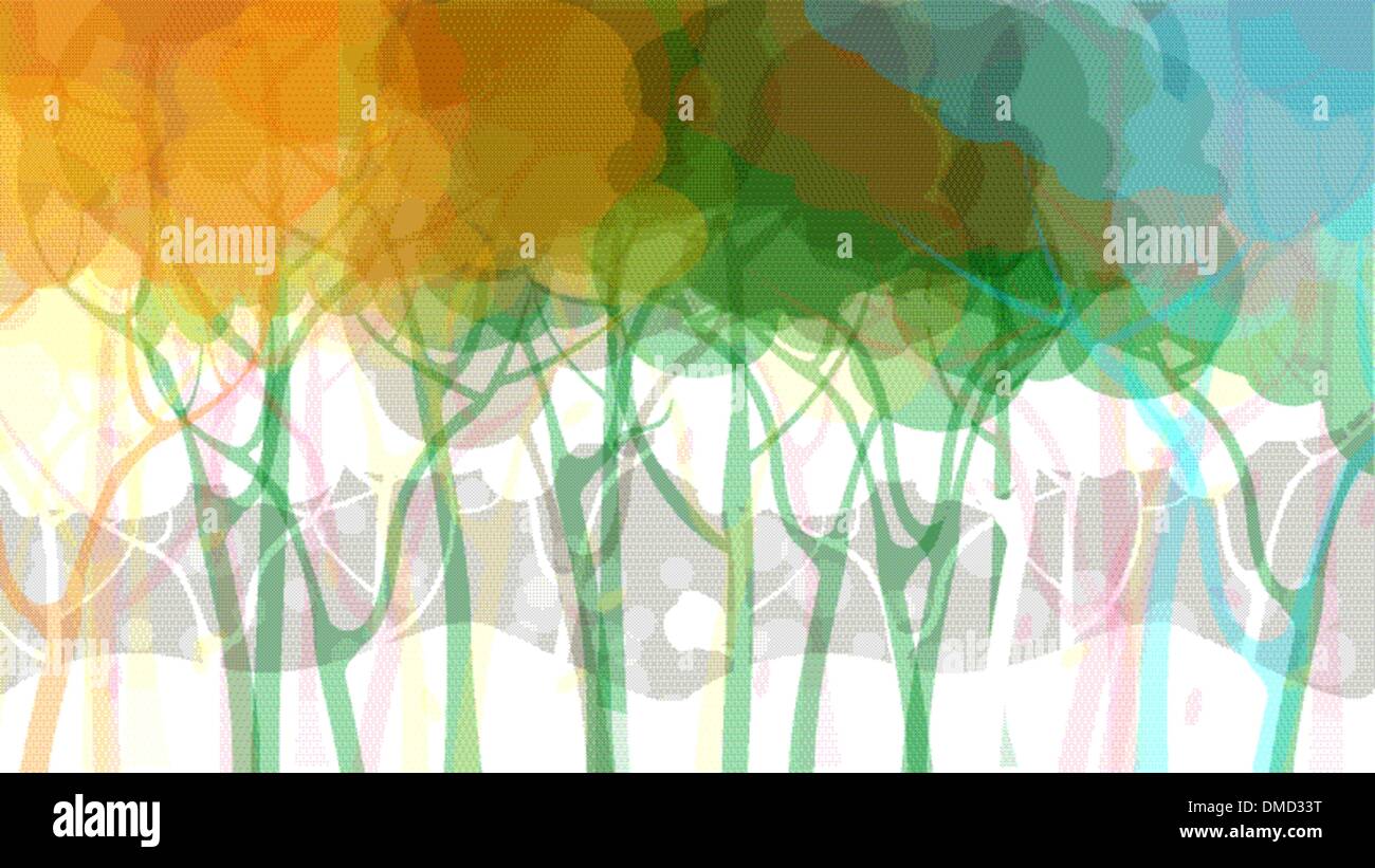 Abstract forest background Stock Vector Image & Art - Alamy