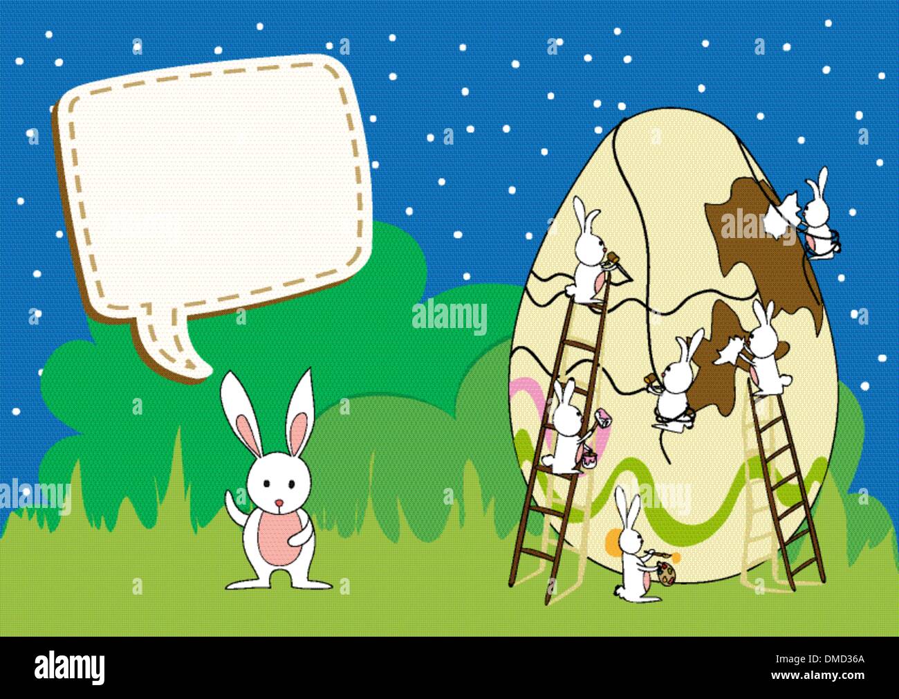 Easter under construction greeting card Stock Vector Image & Art - Alamy