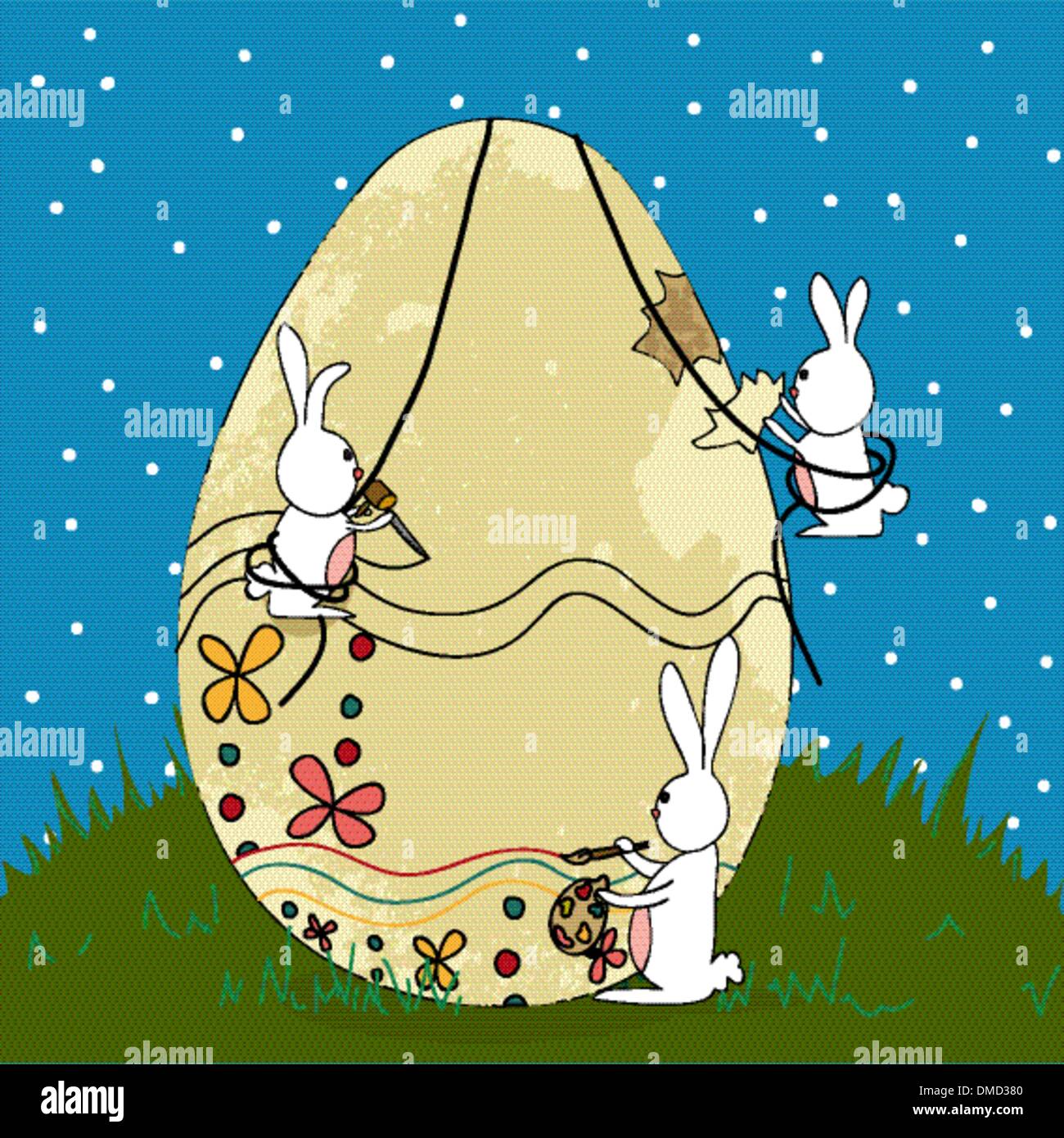 Easter egg under construction Stock Vector Image & Art - Alamy