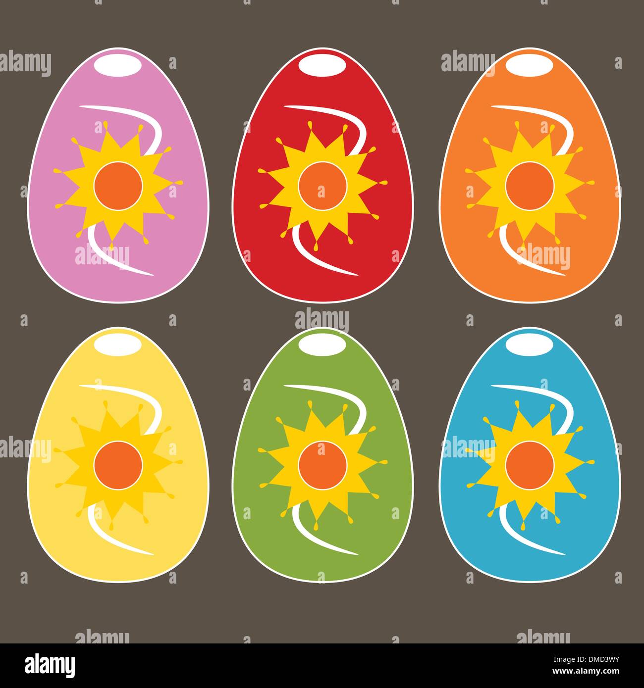 Easter egg illustration hi-res stock photography and images - Alamy