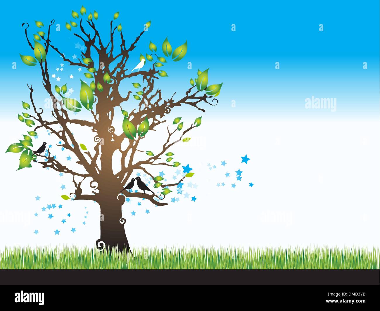 Solitude spring Stock Vector Images - Alamy