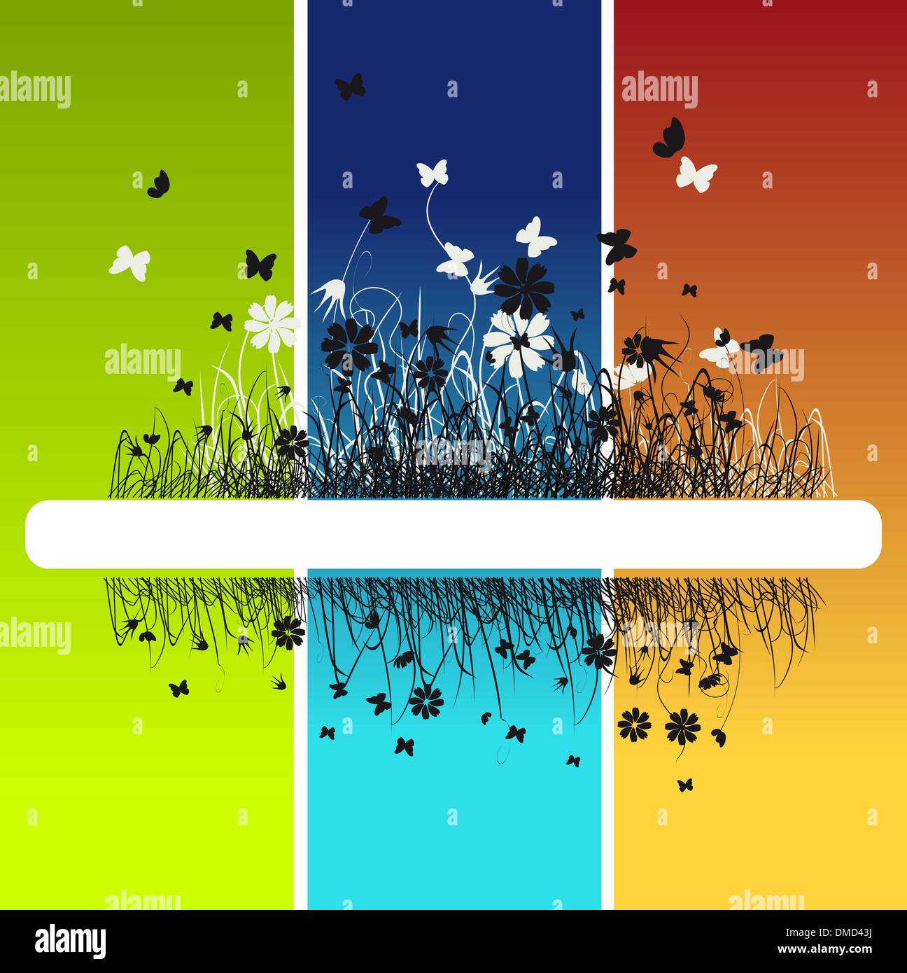 Summer background agriculture landscape Stock Vector Images - Alamy