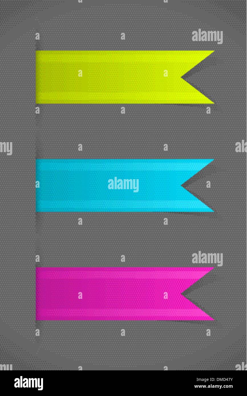 Vector set of colorful bookmarks Stock Vector Image & Art - Alamy