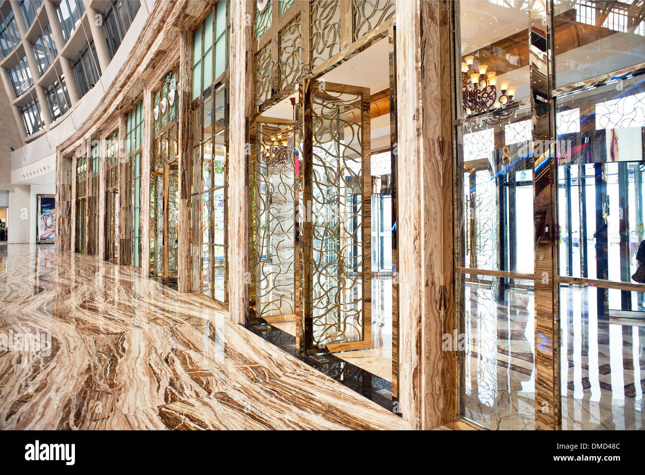 Large shopping center hall Stock Photo - Alamy