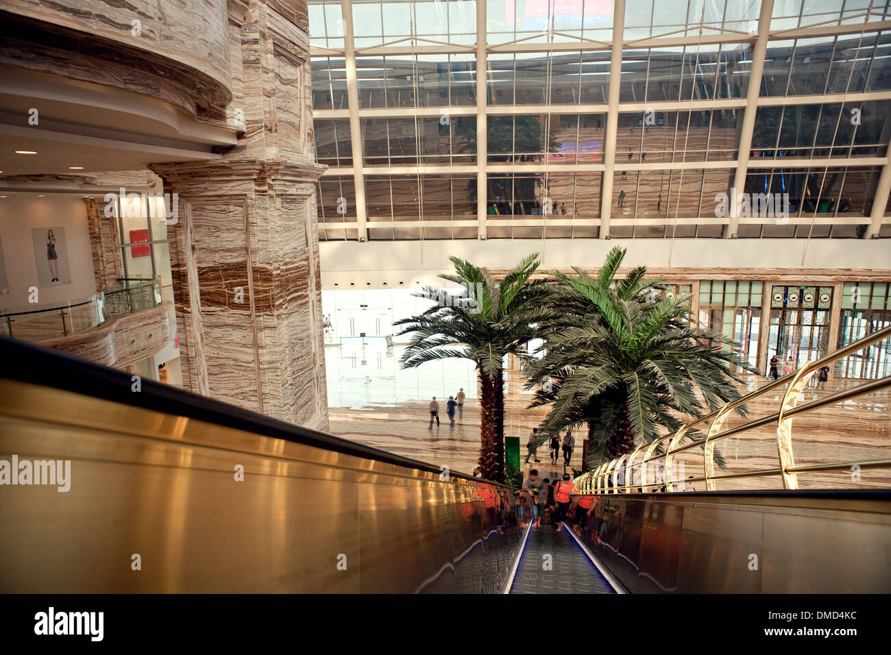 Large shopping center hall Stock Photo - Alamy