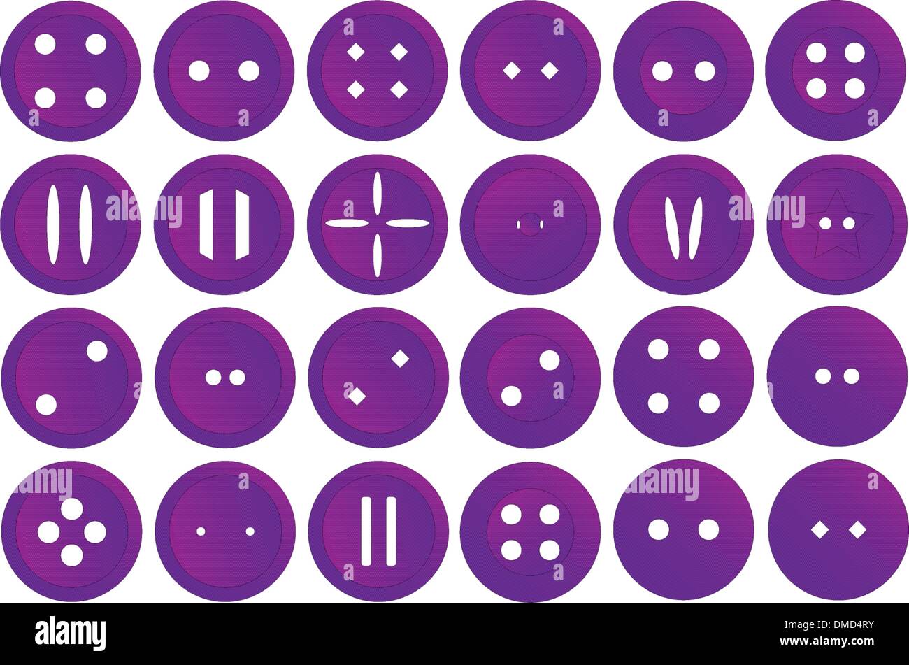 Black buttons on classic Stock Vector Images - Alamy