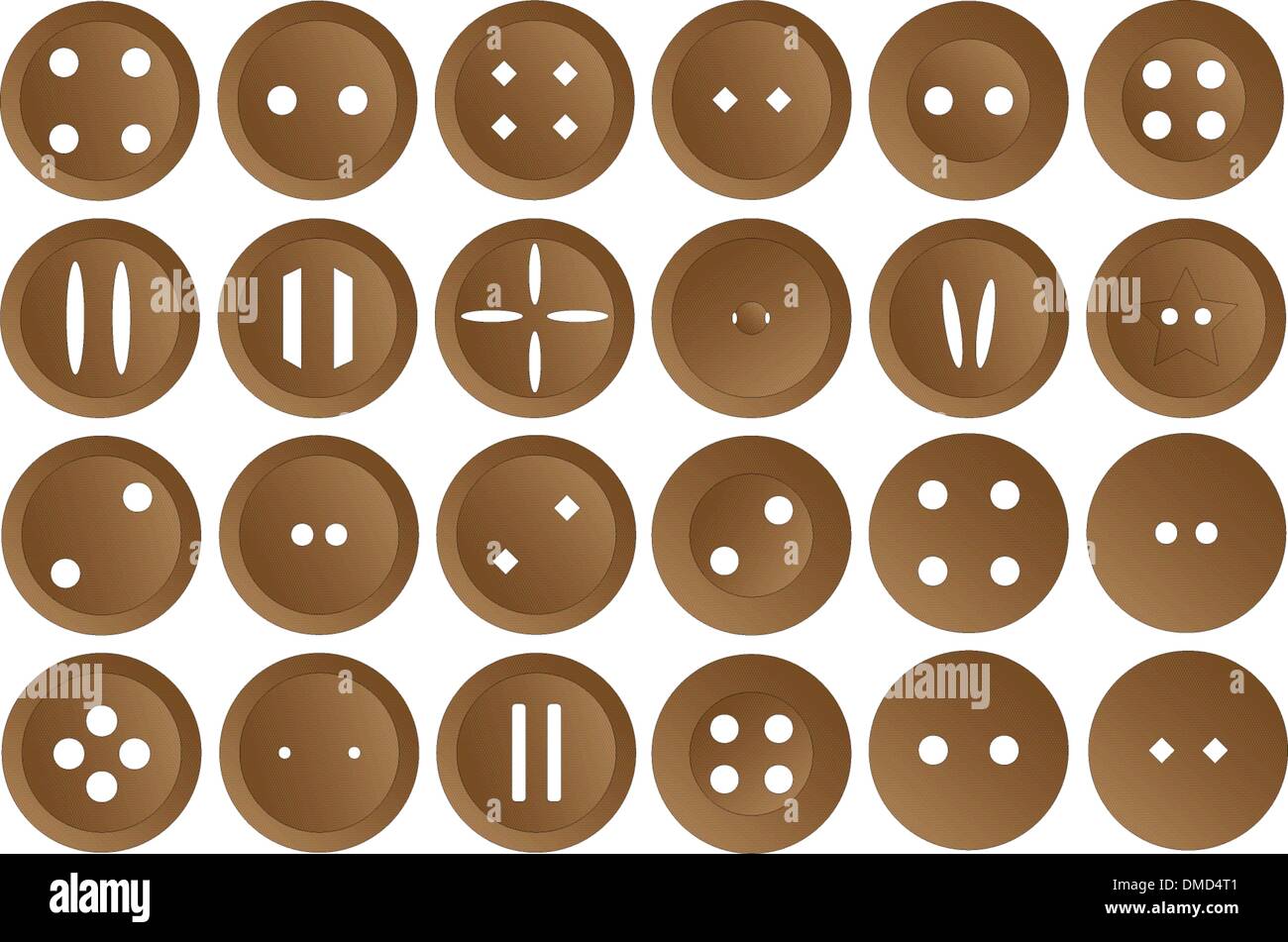 Black buttons on classic Cut Out Stock Images & Pictures - Alamy