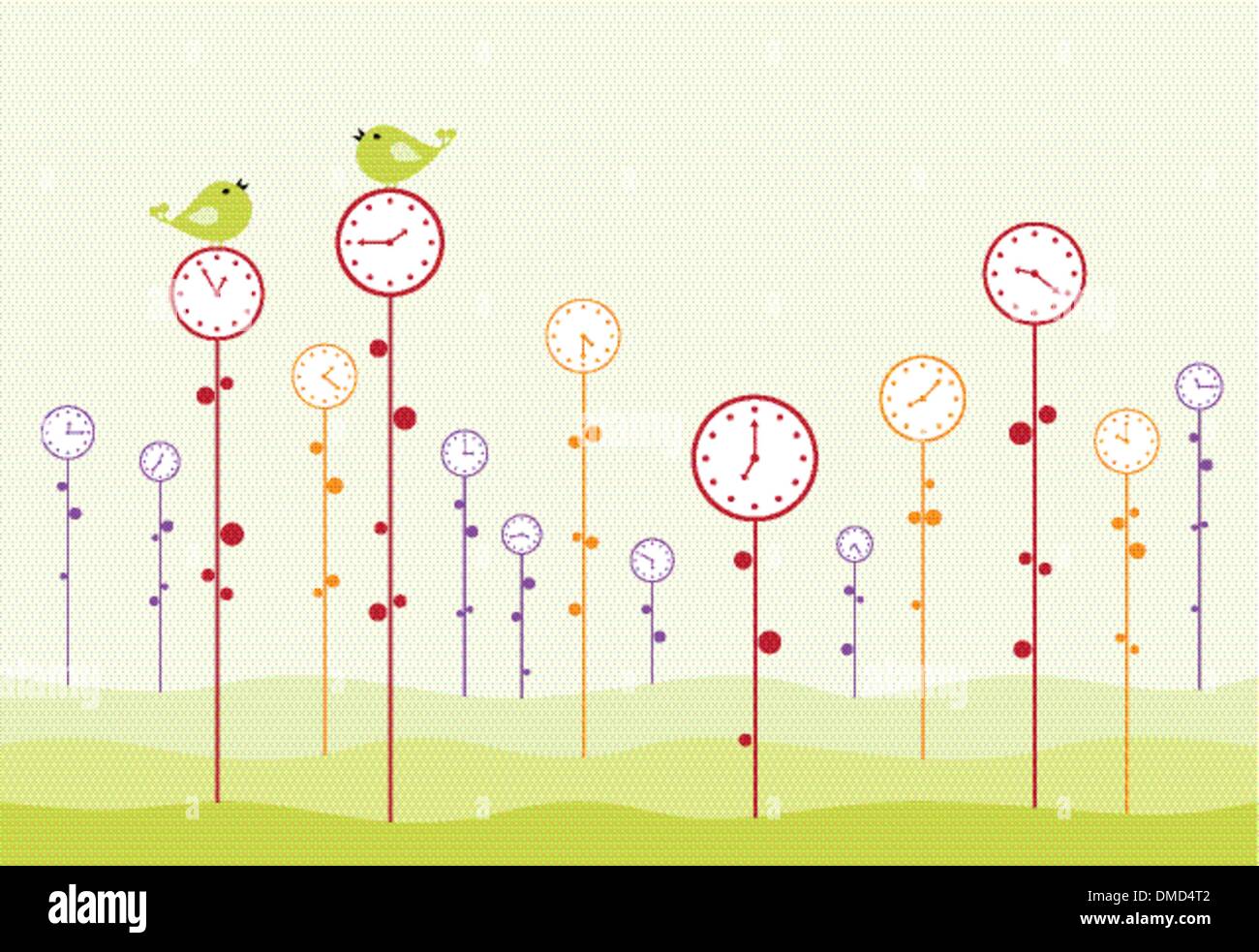 Garden stem art Stock Vector Images - Alamy