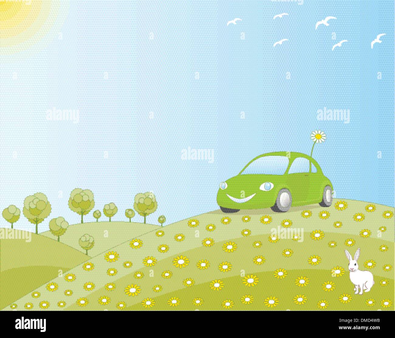 Eco friendly landscape Stock Vector Images - Alamy