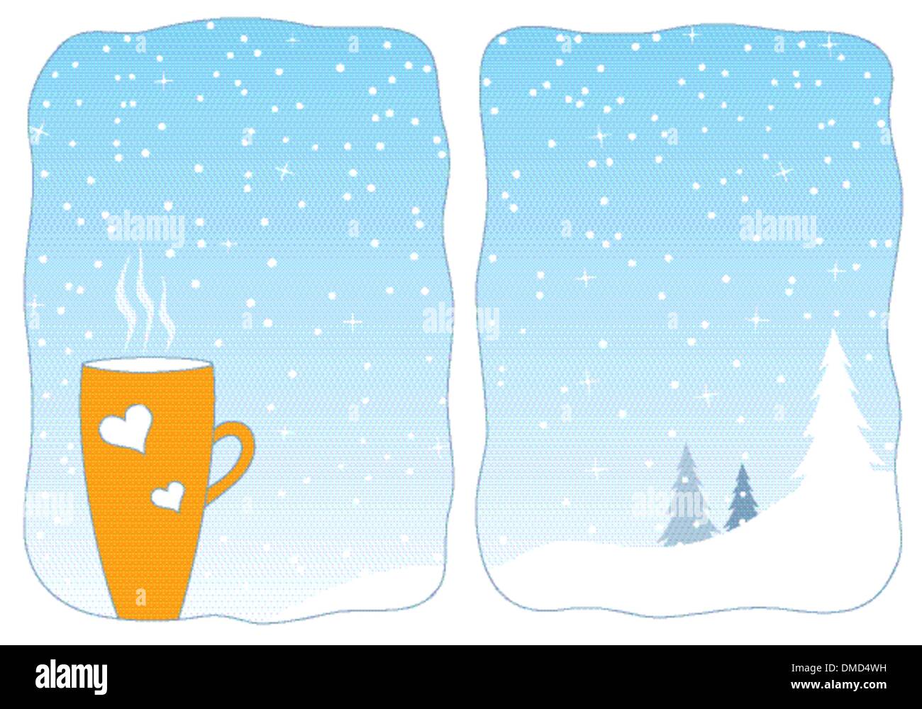 Window and tea Cut Out Stock Images & Pictures - Alamy
