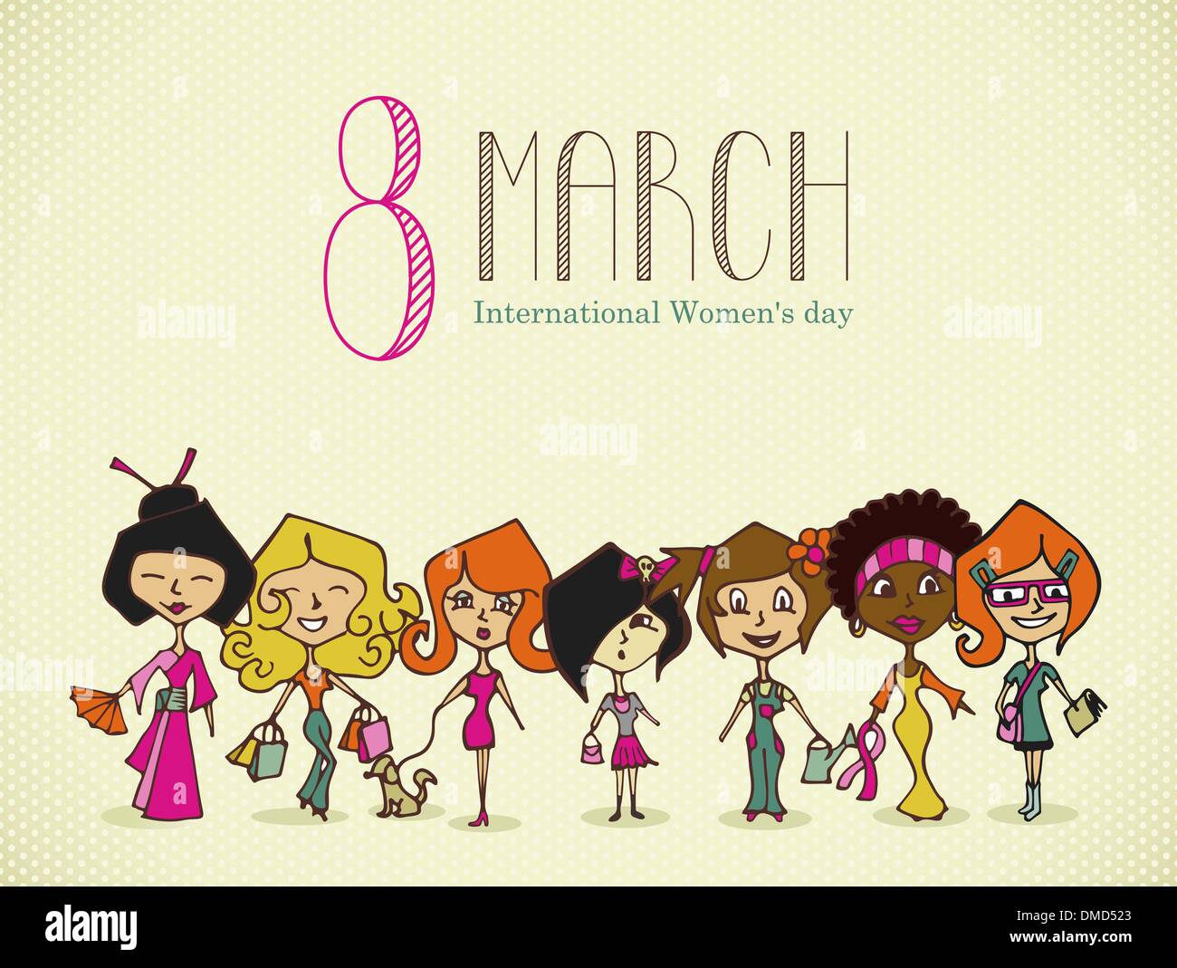 Diversity 8 march Women Day Stock Vector Image & Art - Alamy