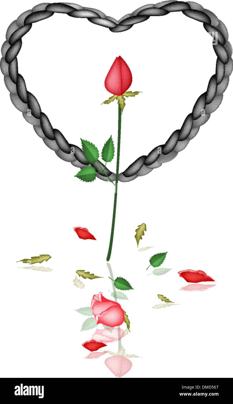 String of roses Stock Vector Images - Alamy