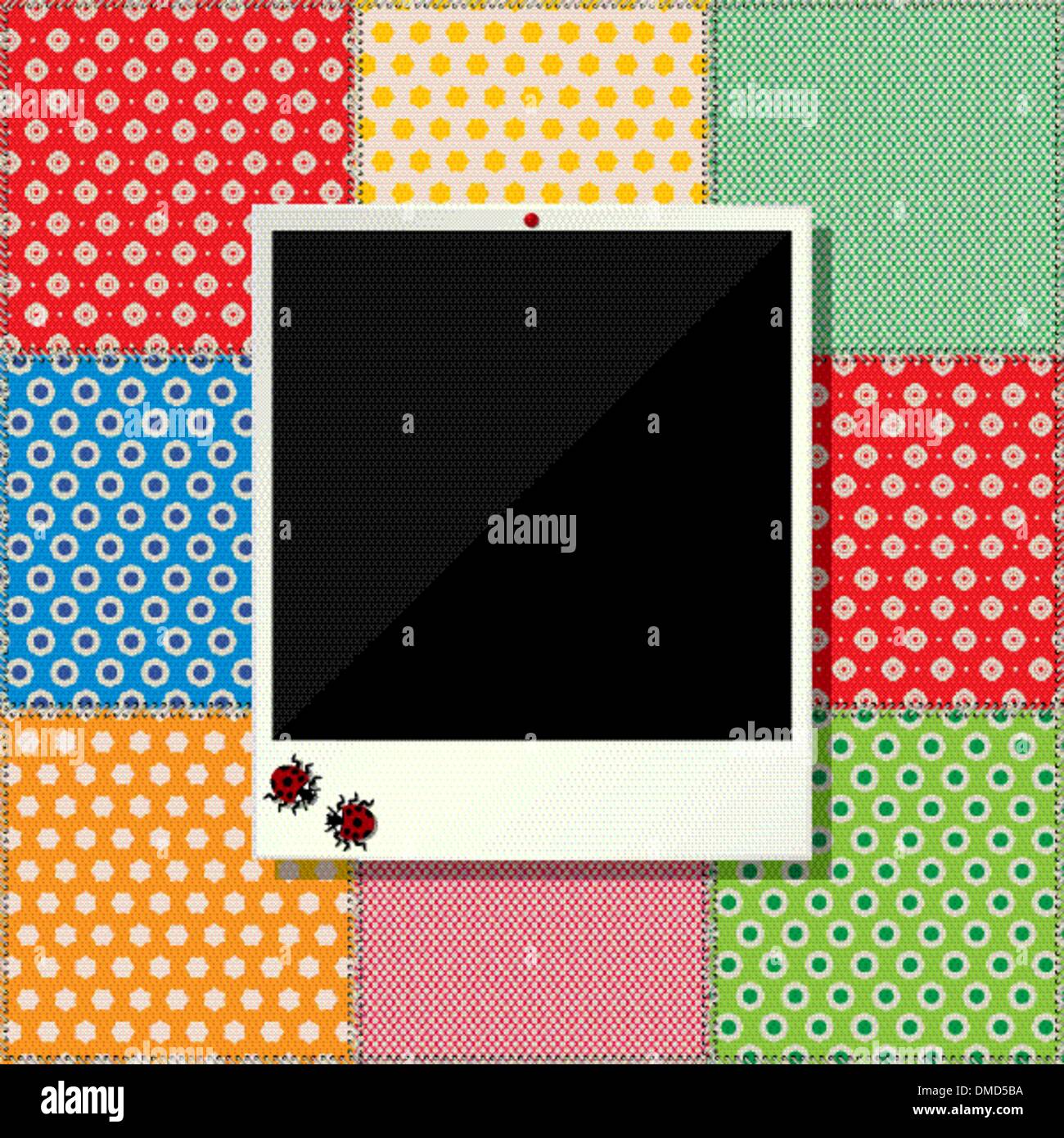 Digital scrapbooking photo frame Stock Vector Image & Art - Alamy