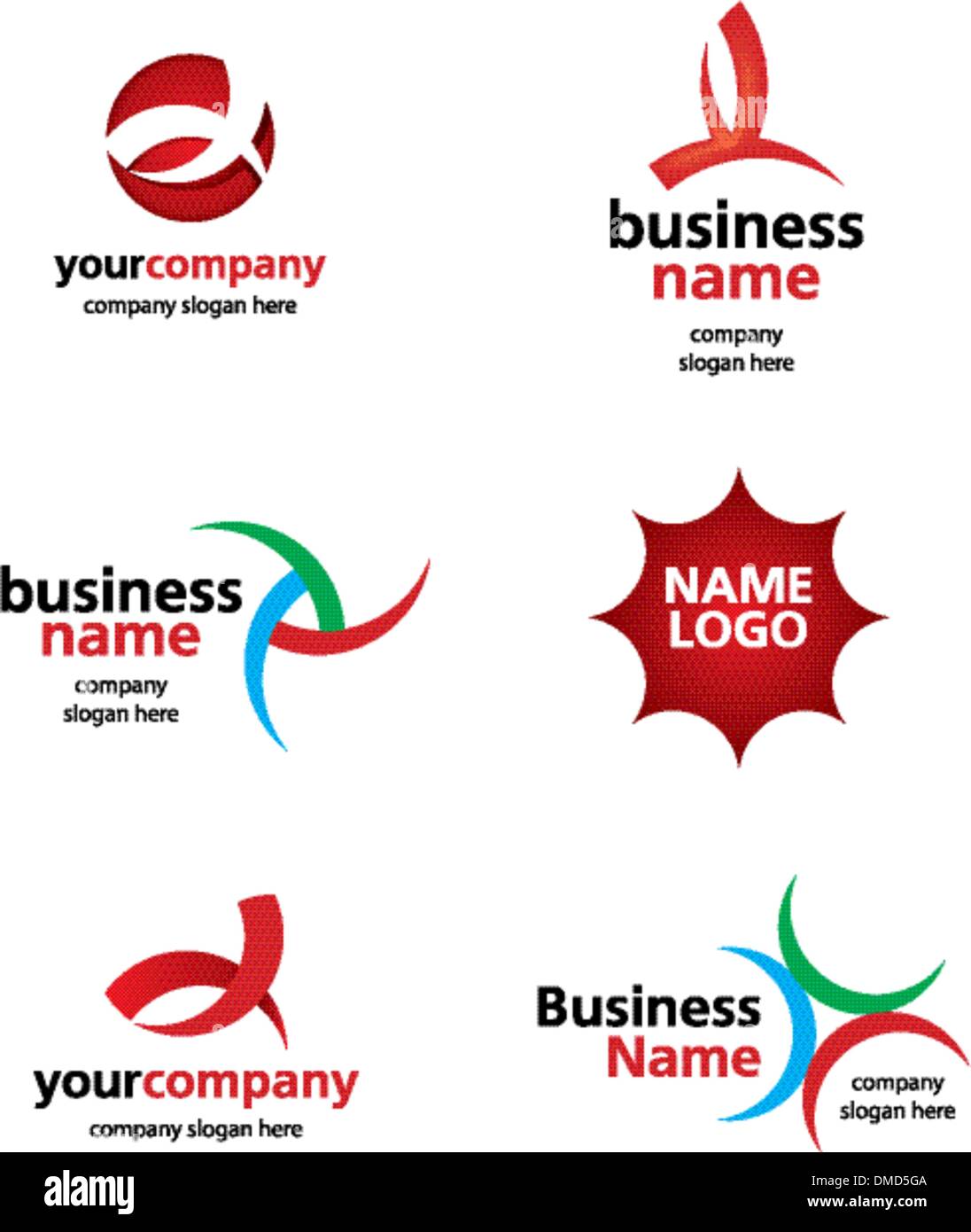 Logos circles hi-res stock photography and images - Alamy