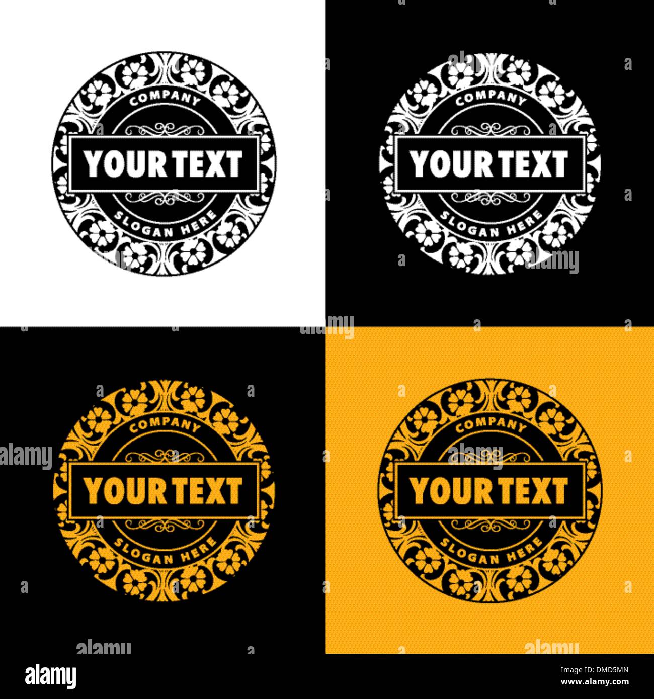 Circles logo Stock Vector Images - Alamy