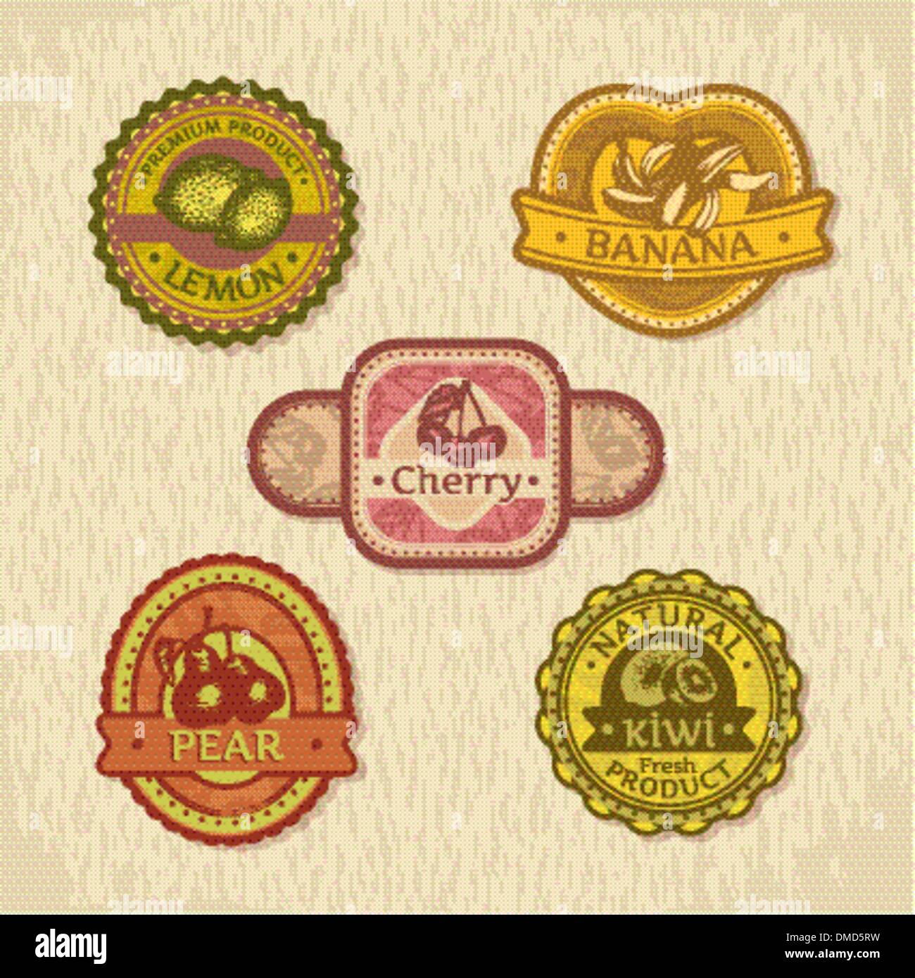 vintage fruit label Stock Vector Image & Art - Alamy