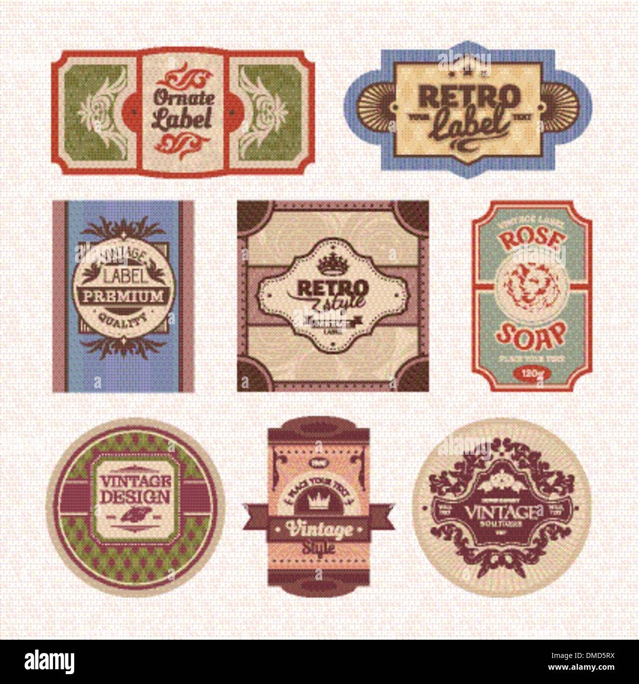 vintage style frames Stock Vector Image & Art - Alamy