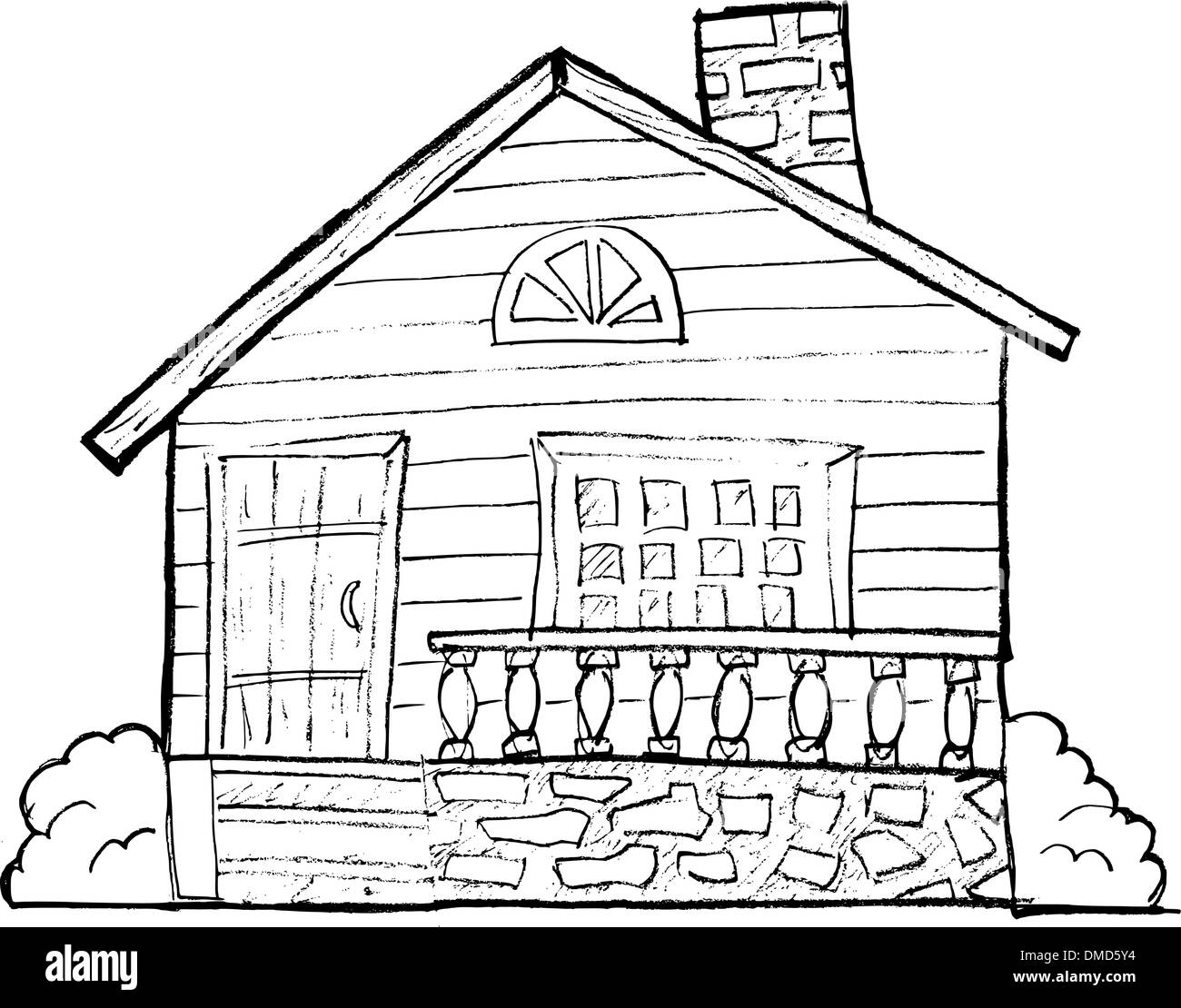 Vector house plant Black and White Stock Photos & Images - Alamy