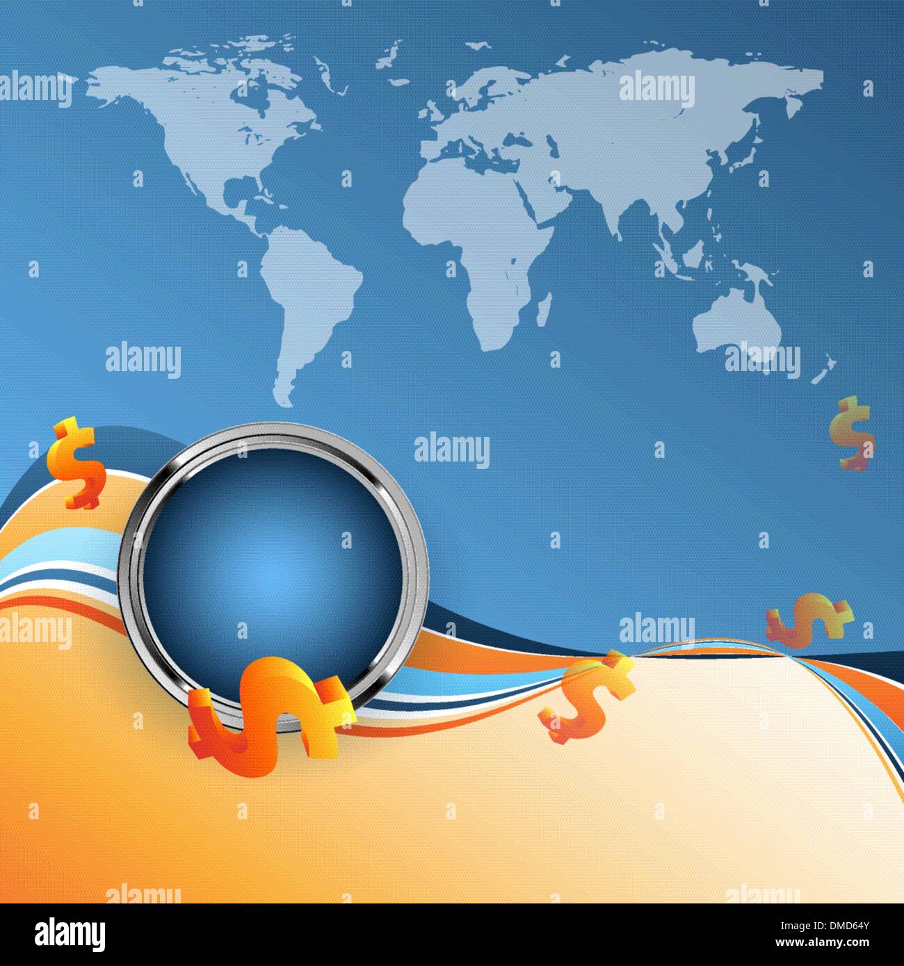 vector background with map Stock Vector Image & Art - Alamy