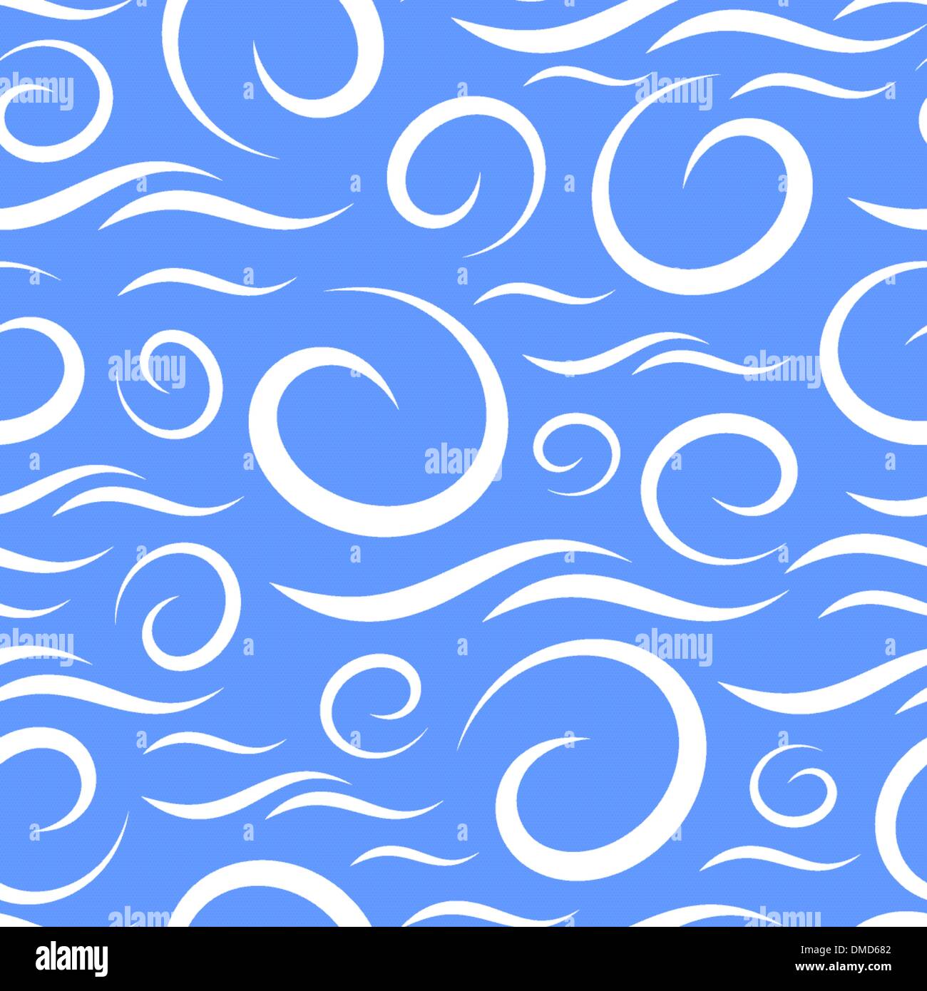 Linear sea seamless pattern vector Stock Vector Images - Alamy