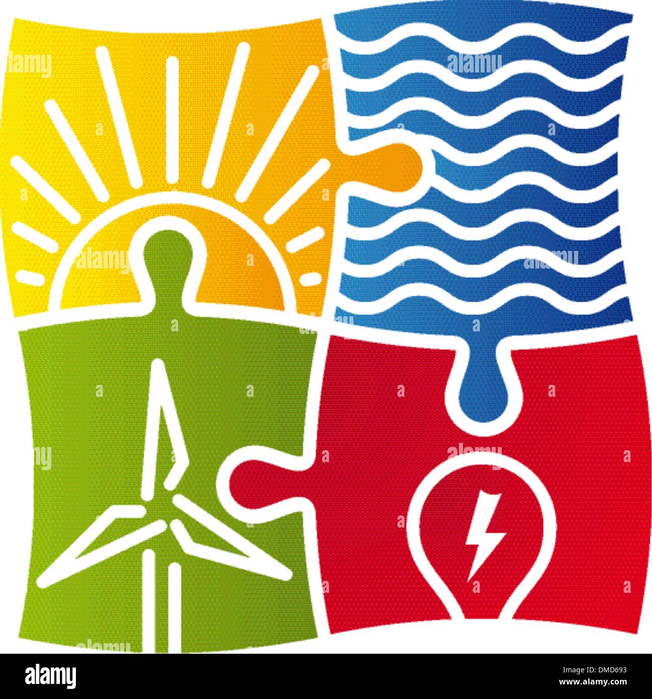 Sign of various ways to produce energy Stock Vector Image & Art - Alamy