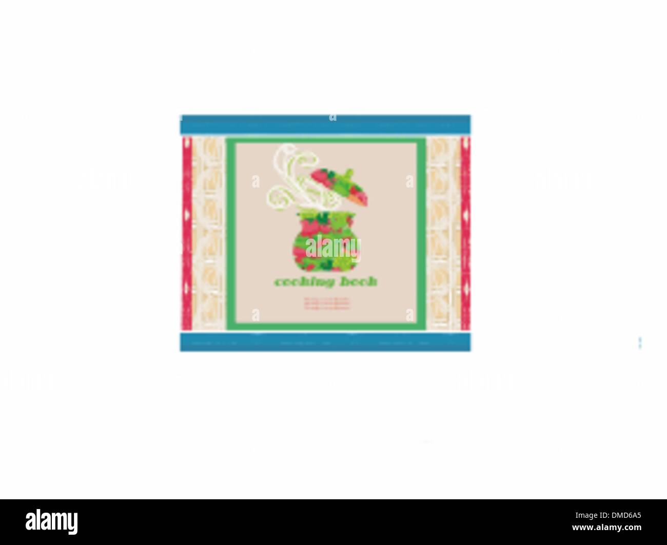 Blue cooking pot Stock Vector Images - Alamy