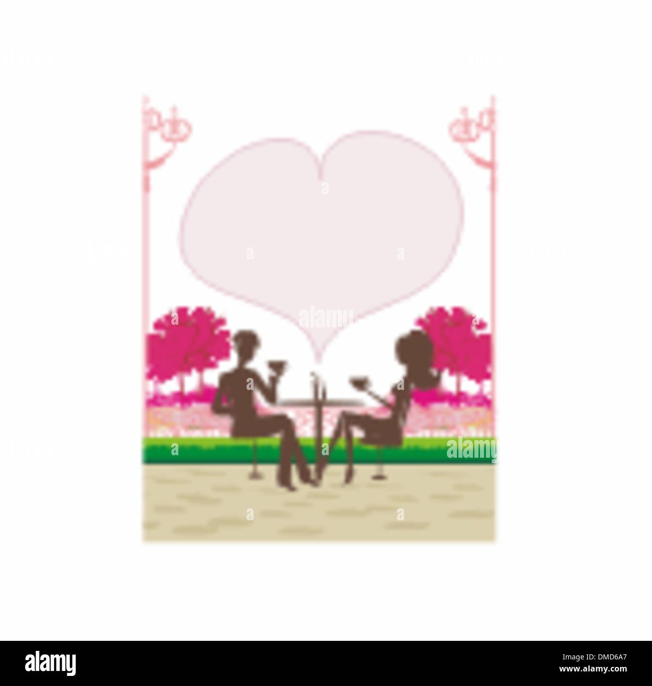 Woman man restaurant Cut Out Stock Images & Pictures - Alamy