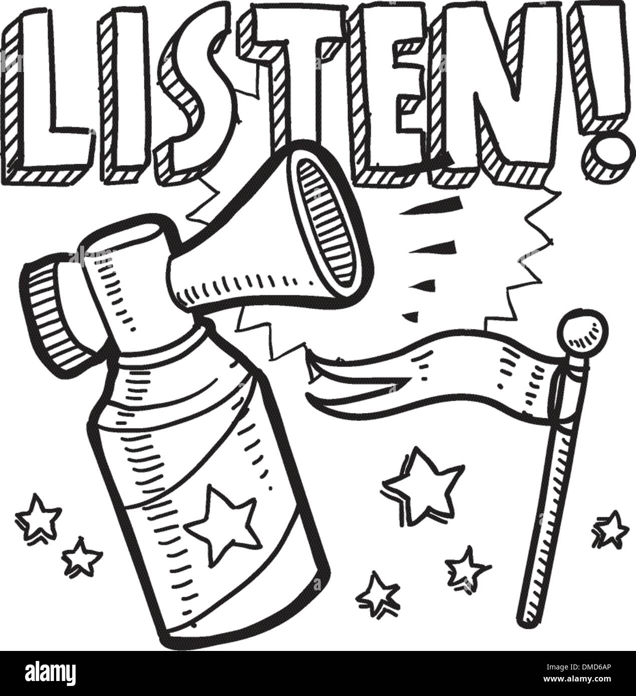 Were here to listen Black and White Stock Photos & Images - Alamy