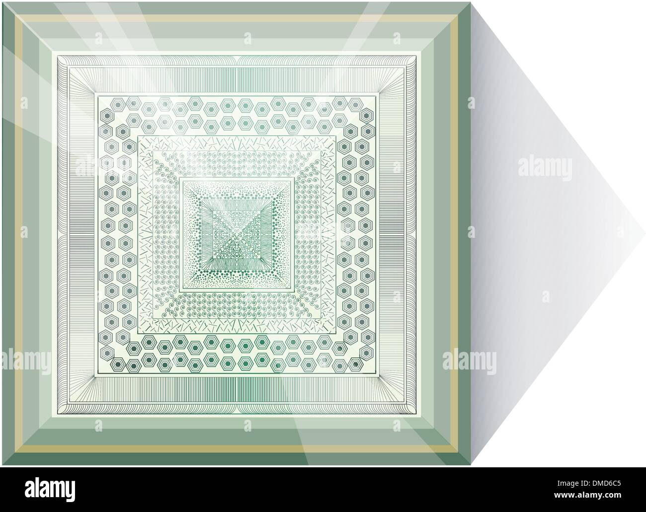Abstraction with glass pyramid Stock Vector Image & Art - Alamy