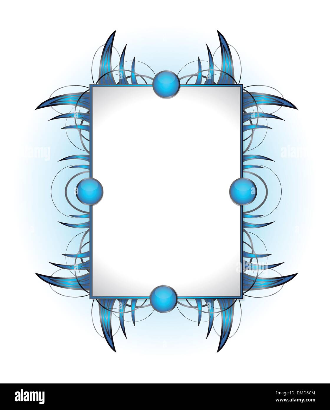 Abstract shape with frame Stock Vector Image & Art - Alamy