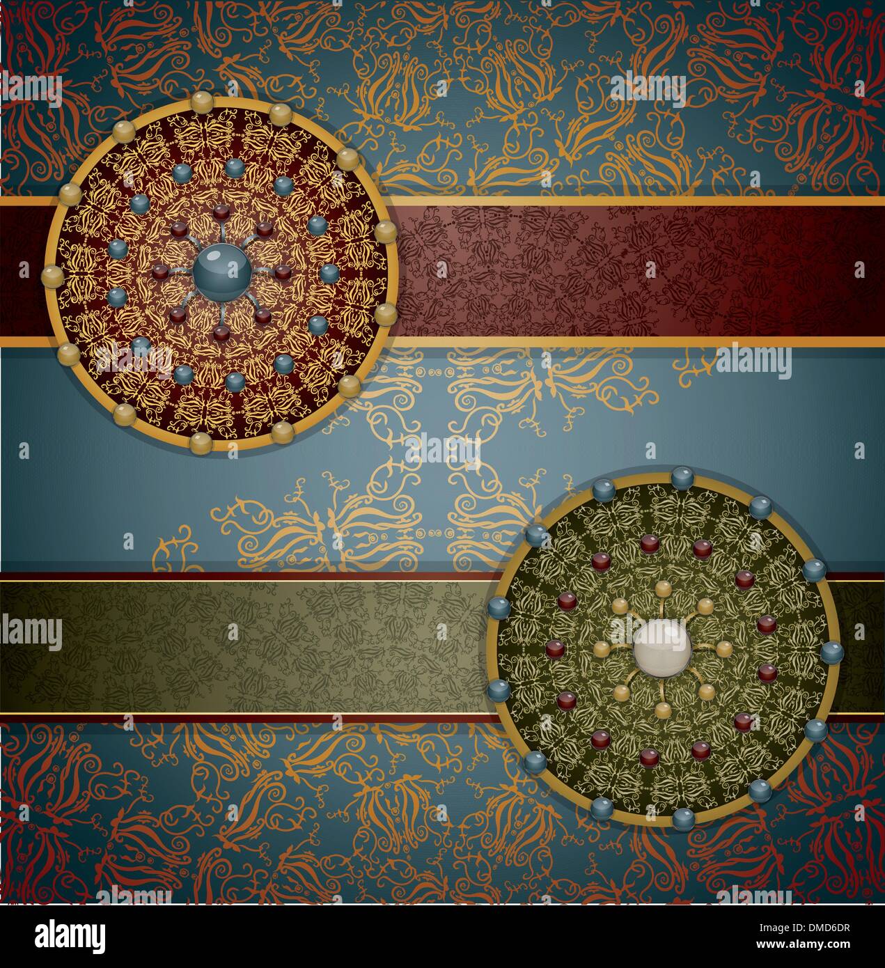 Lace ornament strip Stock Vector Images - Alamy