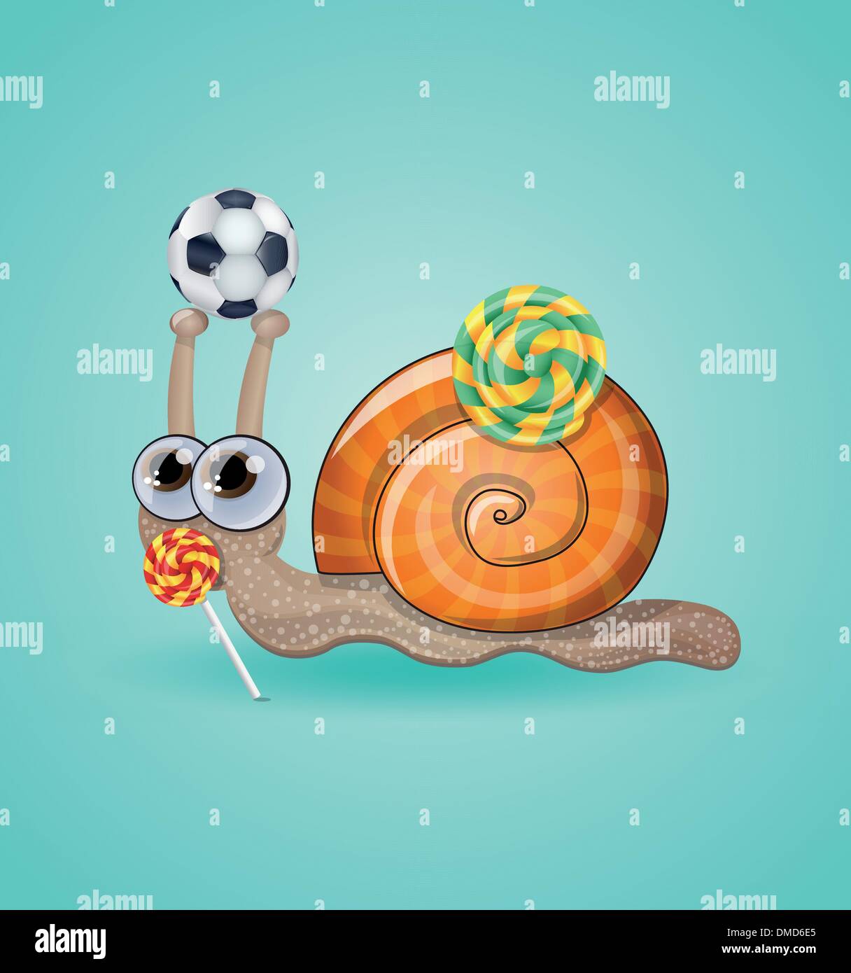 Isolated funny kid snail Stock Vector Image & Art - Alamy
