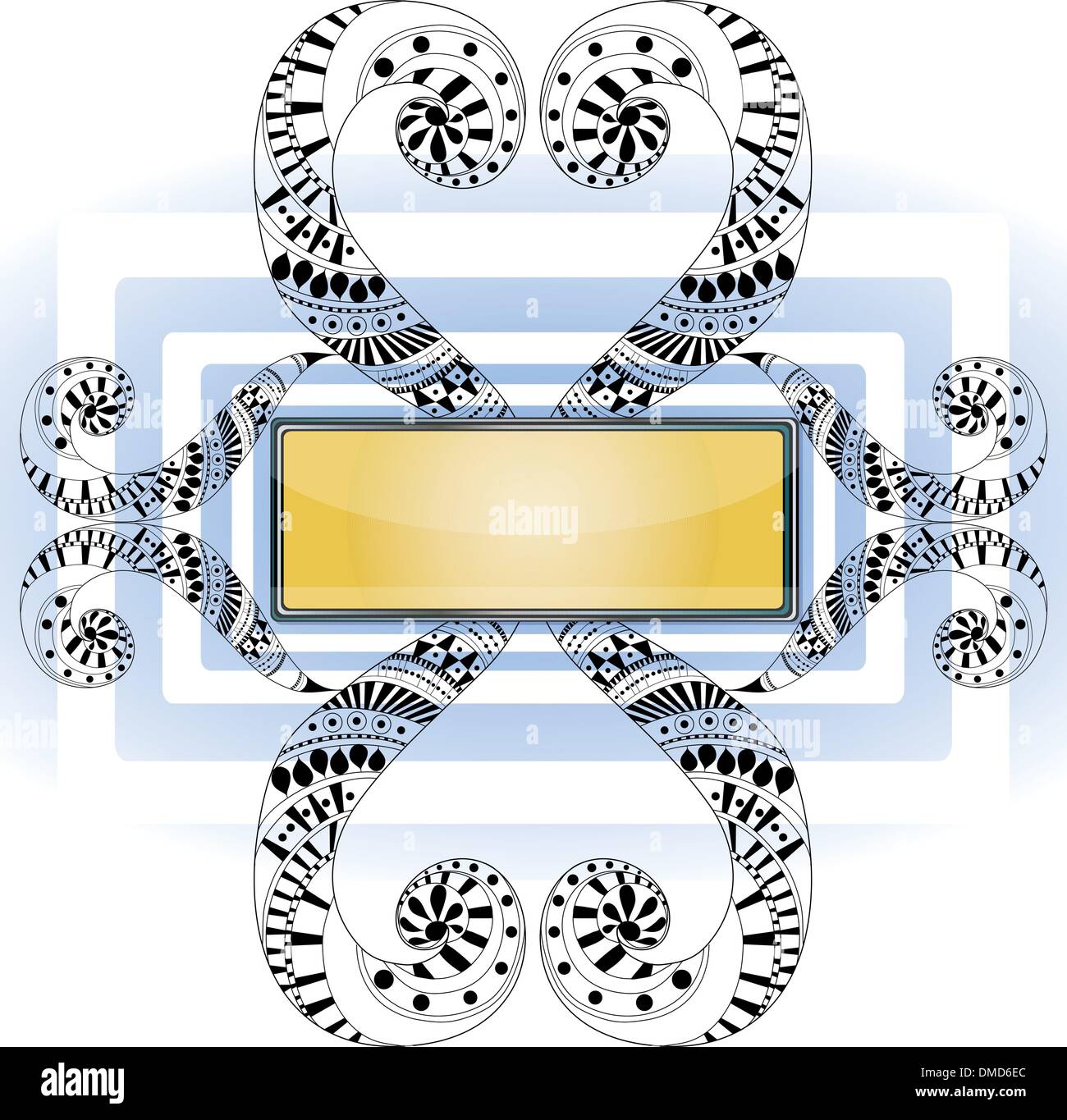 Abstract shape with frame Stock Vector Image & Art - Alamy