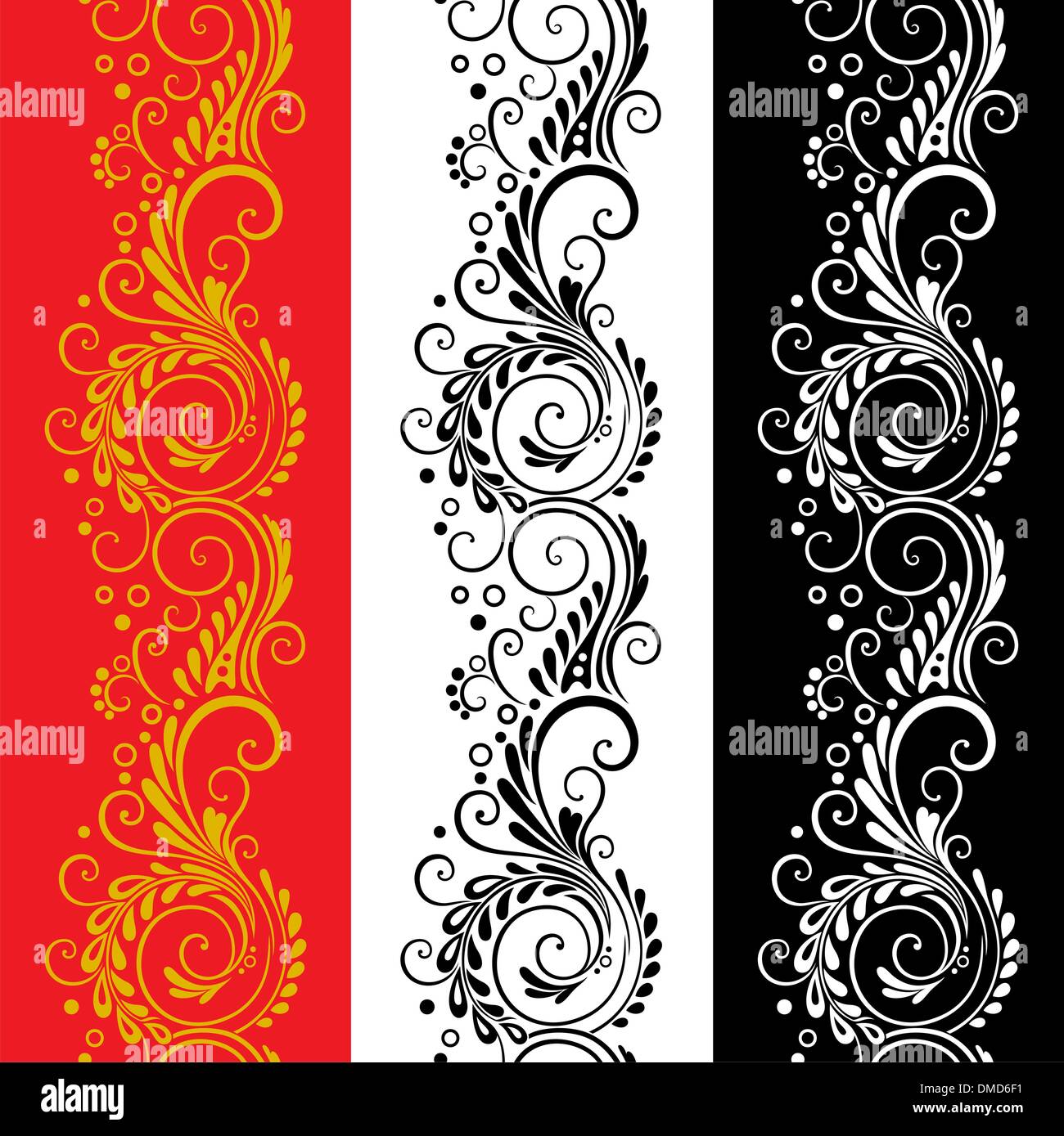 Three petal flower Stock Vector Images - Alamy