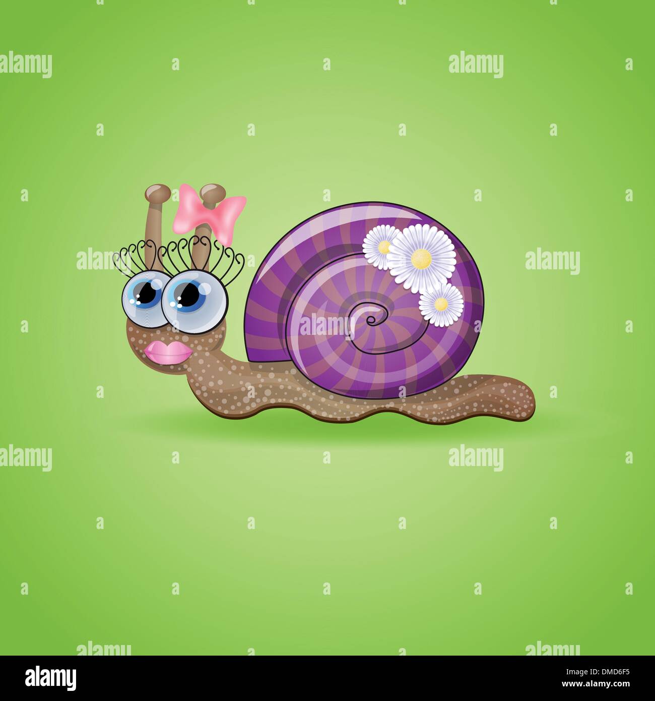 Woman snail Stock Vector Images - Alamy