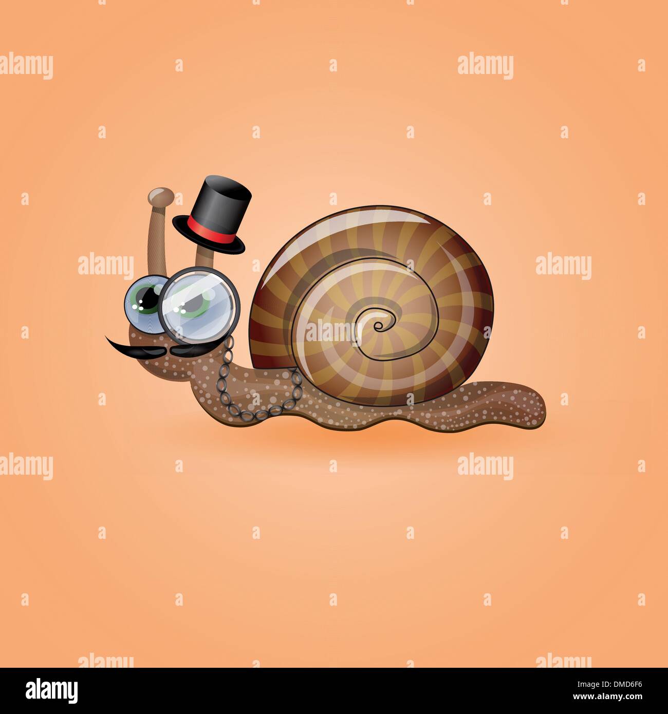 Isolated funny male snail Stock Vector Image & Art - Alamy