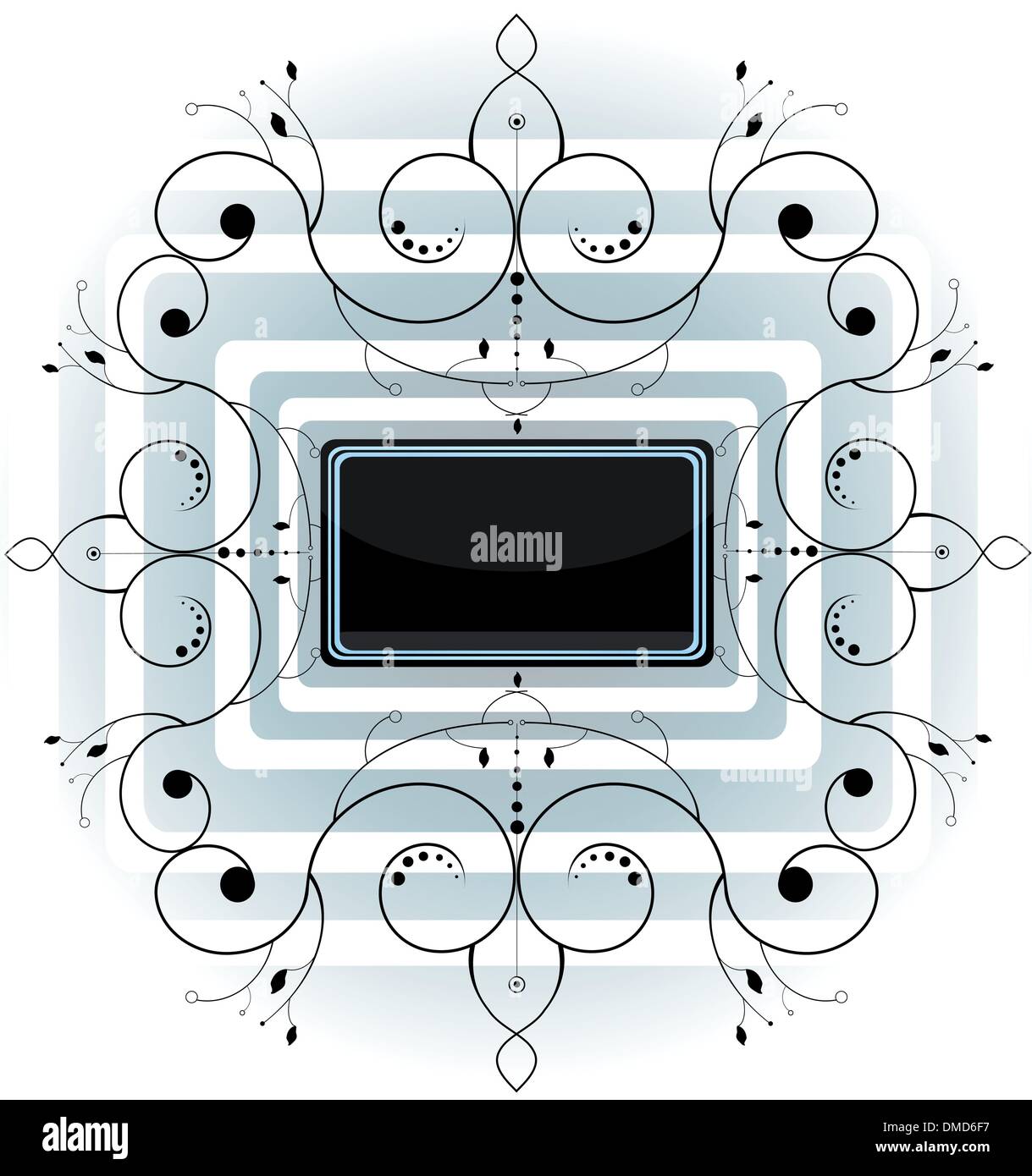 Abstract shape with frame Stock Vector Image & Art - Alamy