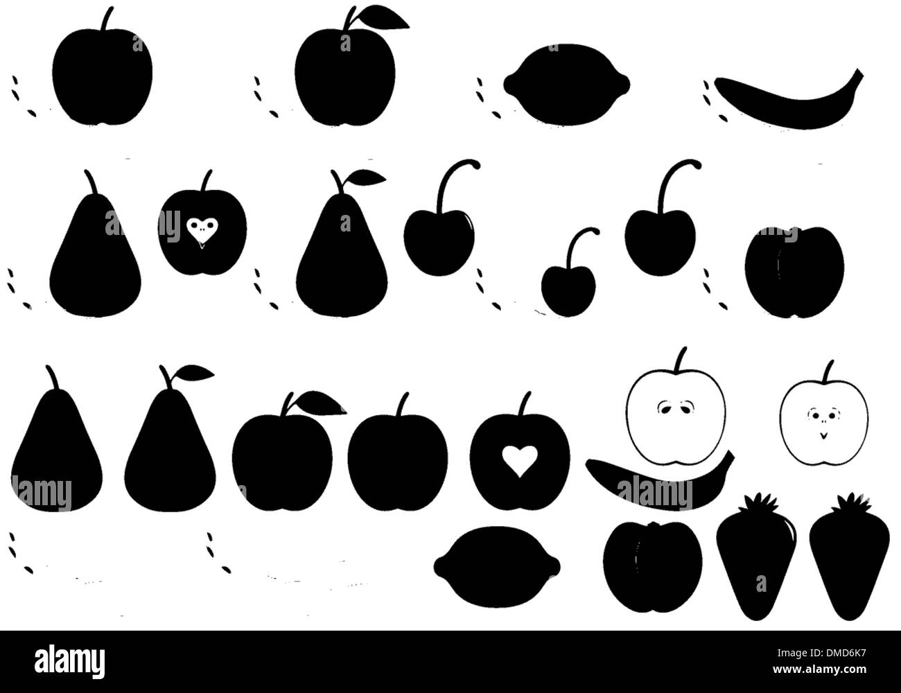 Hands with fruits Stock Vector Image & Art - Alamy