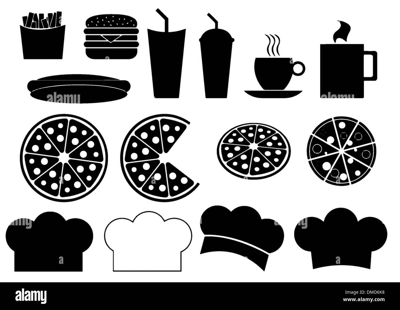 Fast food soda drinks Stock Vector Images - Alamy