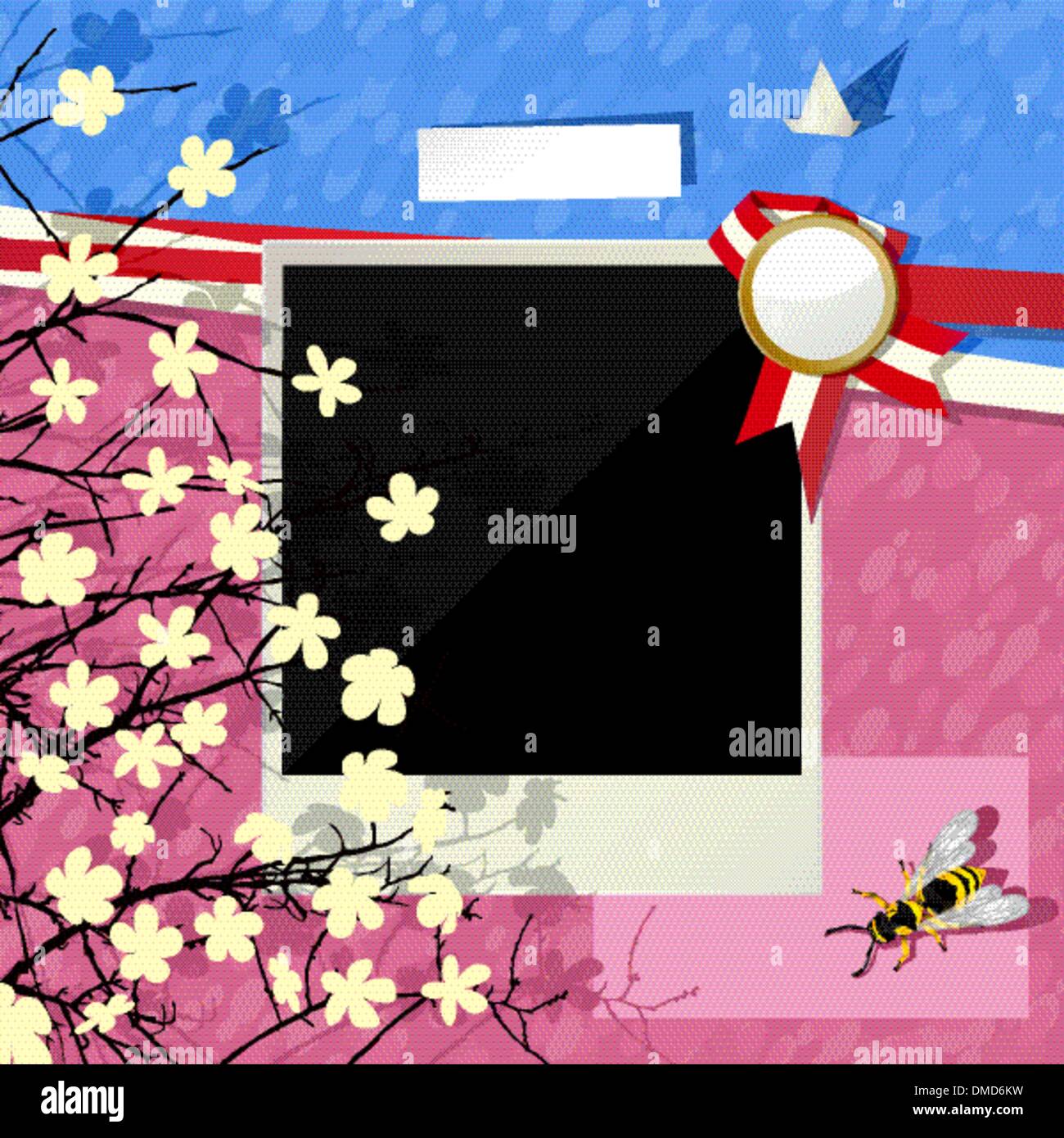 Frame background writing text Stock Vector Images - Alamy