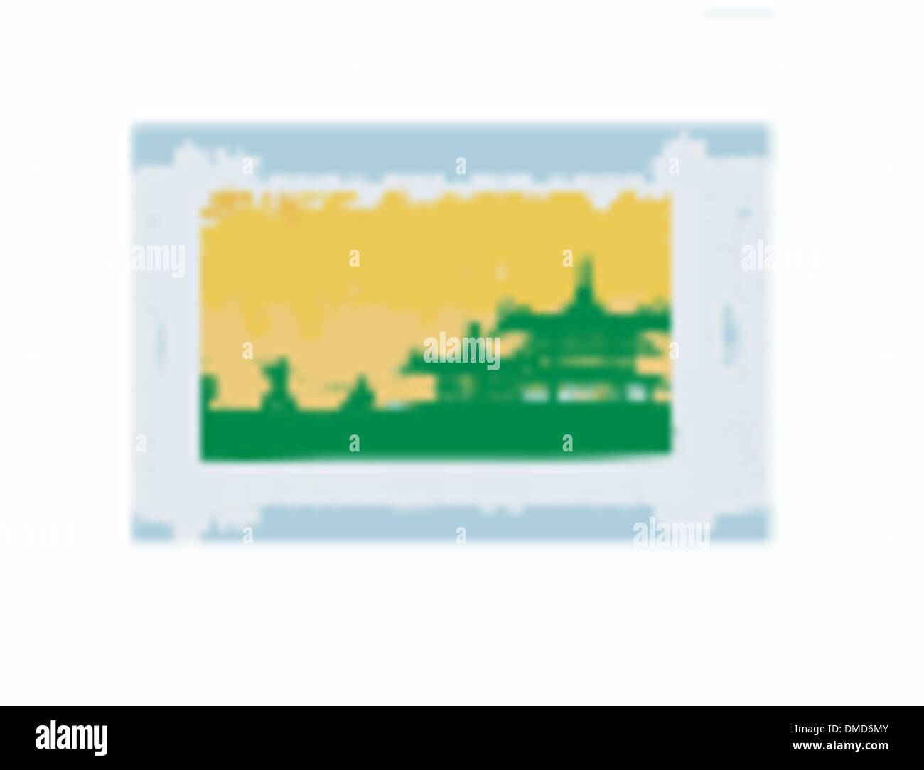 Floral landscape in nature Stock Vector Images - Alamy