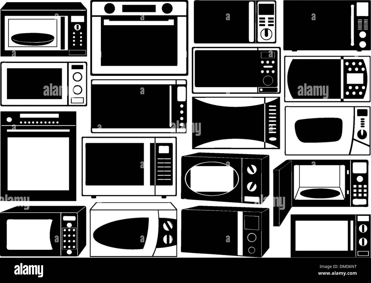 Oven door closed Stock Vector Images - Alamy