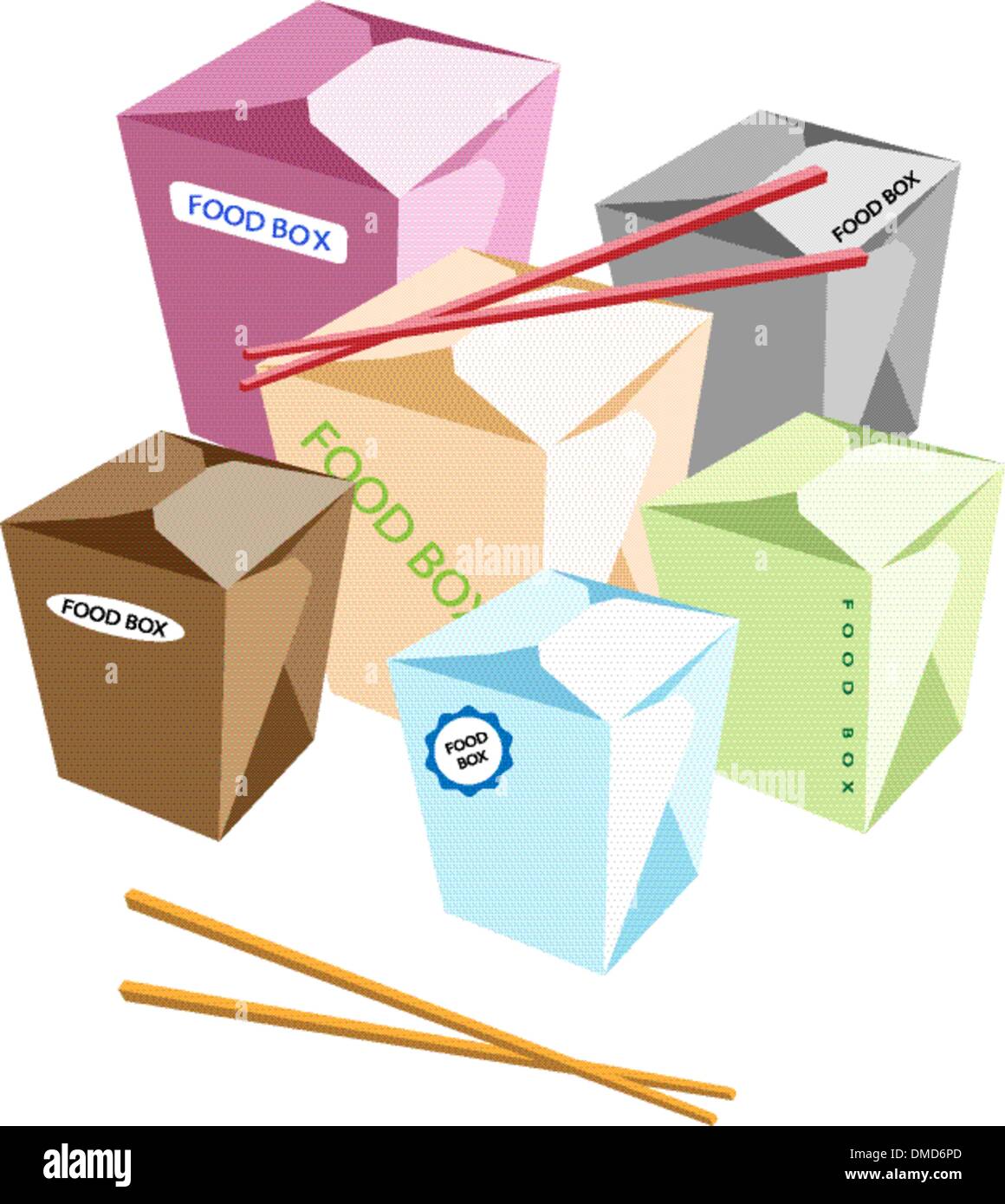 Lunch boxs Stock Vector Images - Alamy