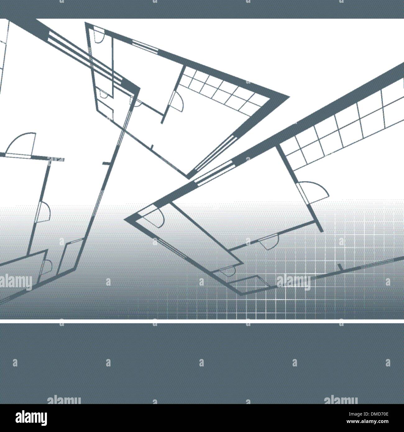 abstract web template with blueprint Stock Vector Image & Art - Alamy