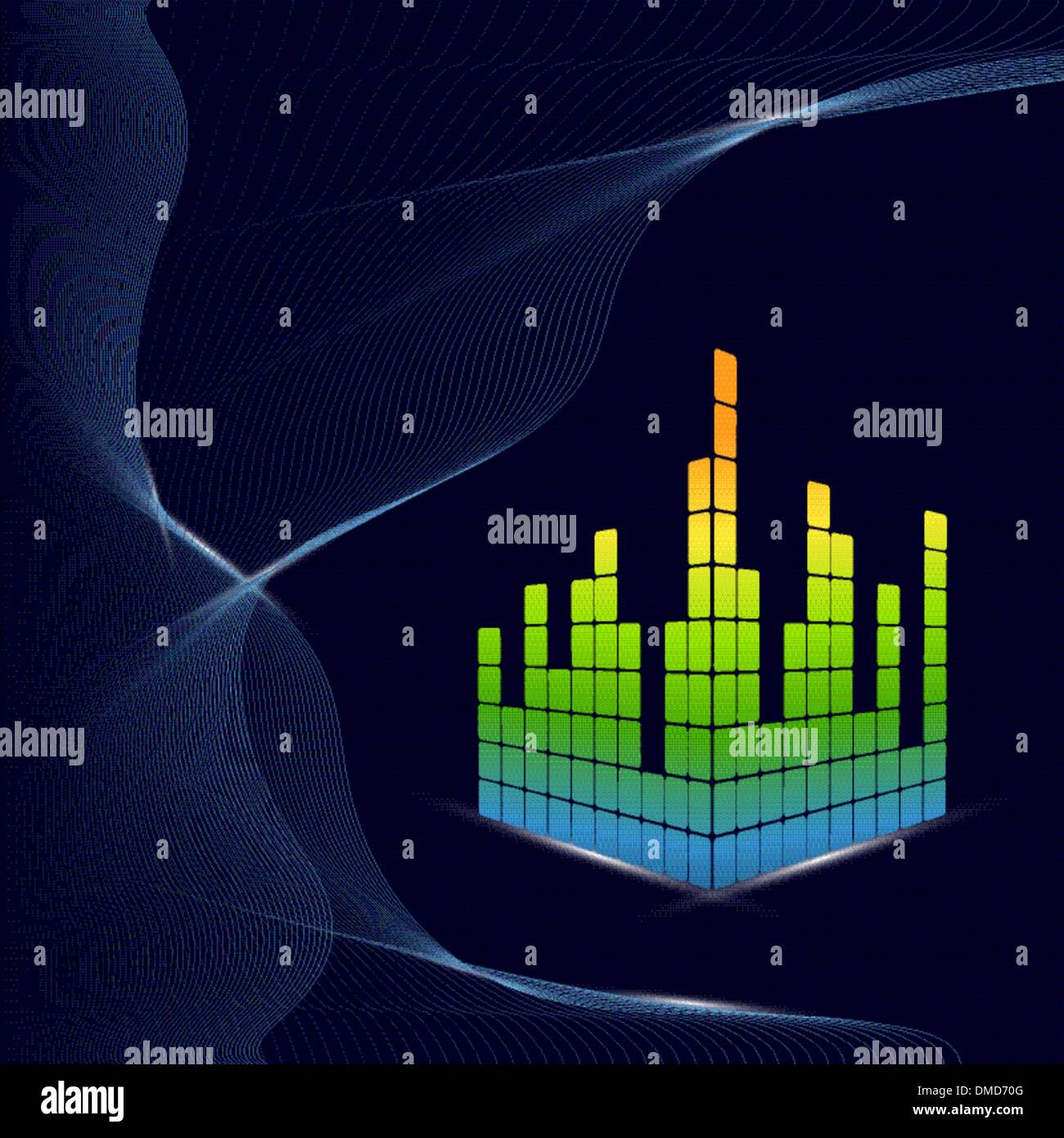 vector backdrop with bar graphs Stock Vector Image & Art - Alamy