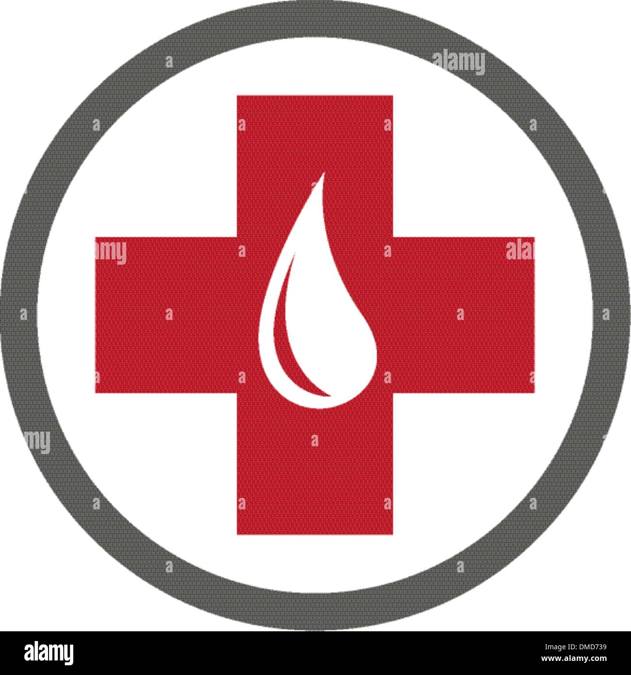 Blood Donation Emblem Template Stock Vector Image & Art - Alamy