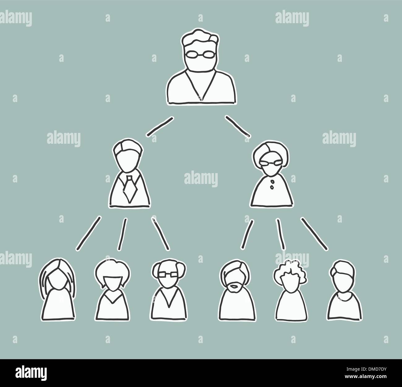 Management chart illustration Stock Vector Image & Art - Alamy