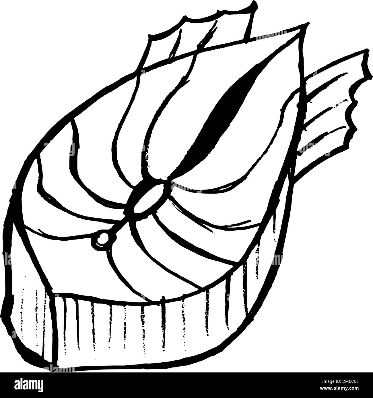 Fish raw salmon steak Stock Vector Images - Alamy