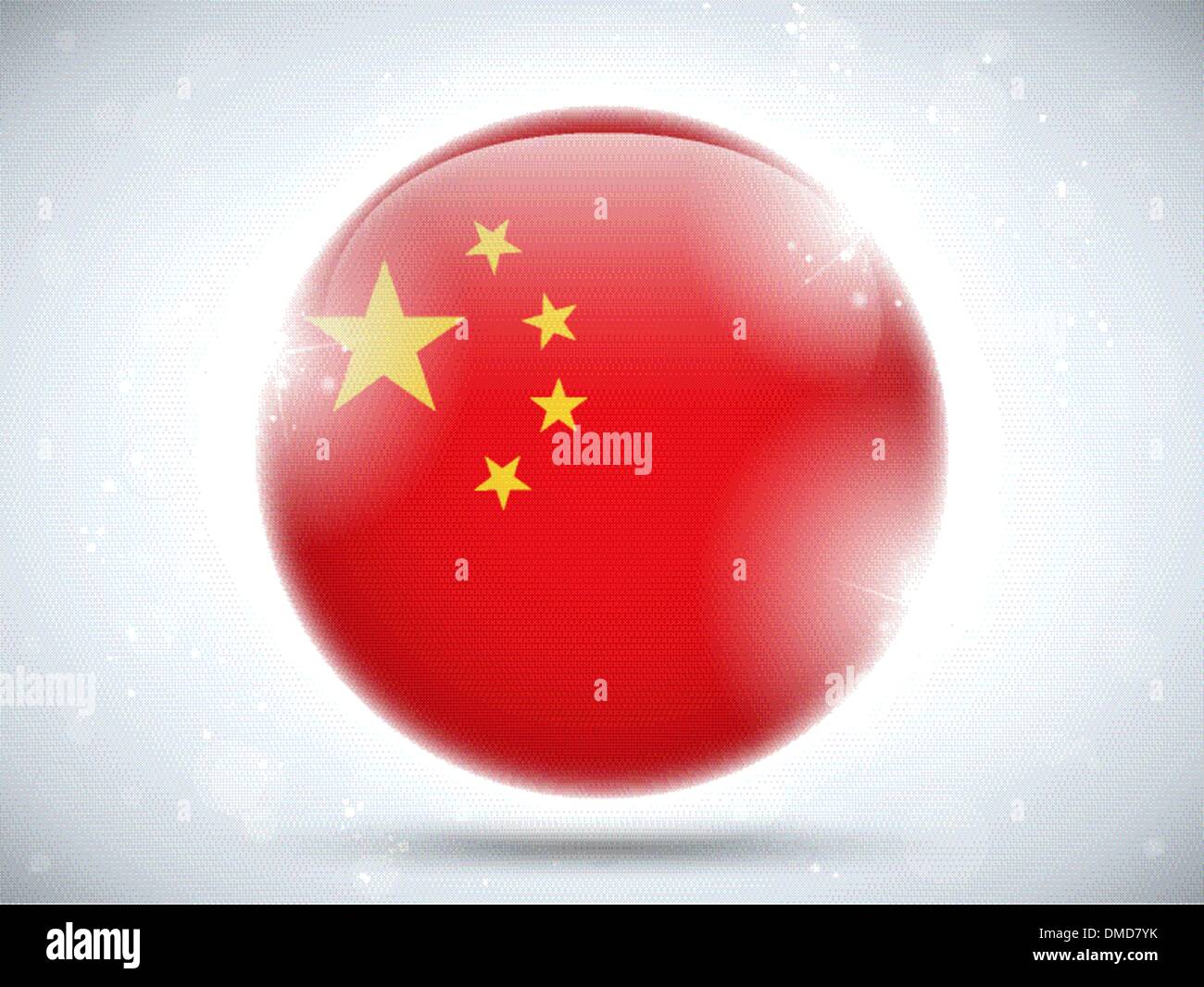 China Flag Glossy Button Stock Vector Image & Art - Alamy